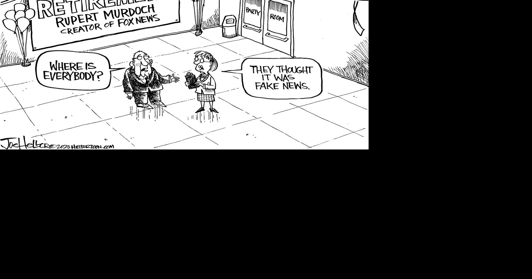 Editorial Cartoon — Rupert Murdoch Opinion Belgrade