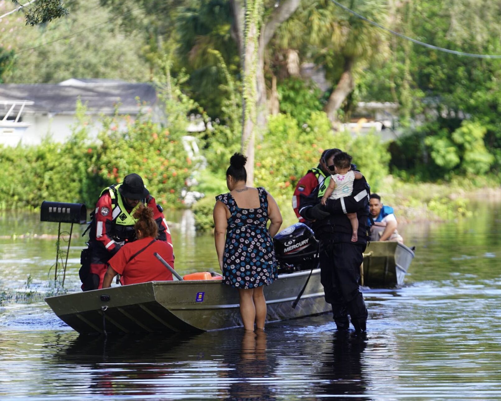 Dramatic water rescues across Florida after Hurricane Milton's rampage ...