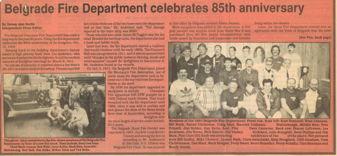 The Siren Call: A century of Belgrade fire history celebrated ...