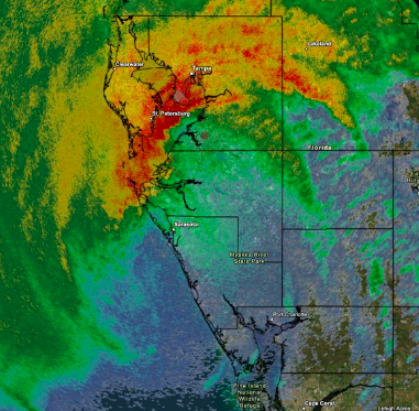 (VIDEOS) Hurricane Milton roars ashore at Siesta Key near Sarasota ...