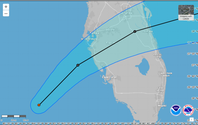 Hurricane Milton path, storm surge threats trend south of Tampa Bay ...