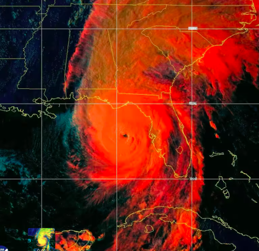 Hurricane Helene: Record storm surge at Florida beaches | Meteorology ...