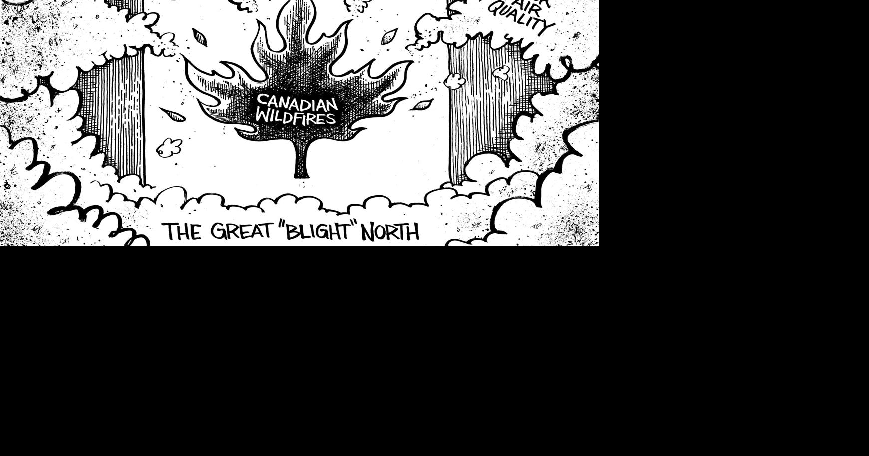Editorial cartoon — Canada's fires | Opinion | belgrade-news.com