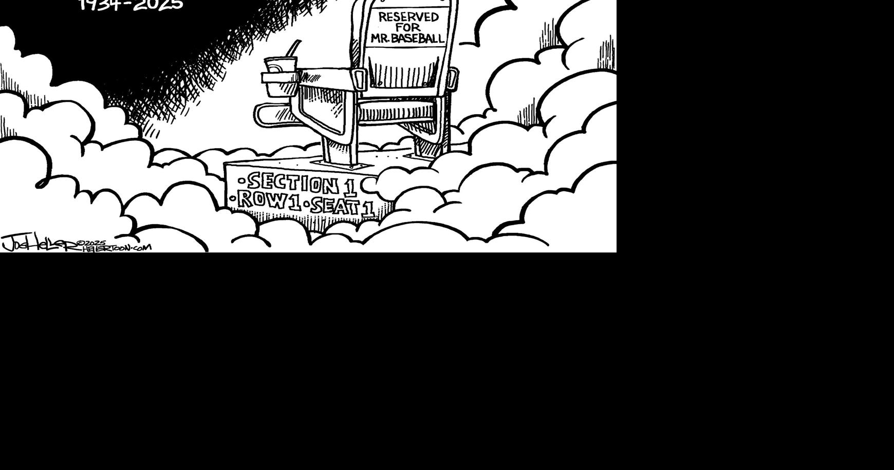 Editorial cartoon — Bob Uecker | Opinion | belgrade-news.com
