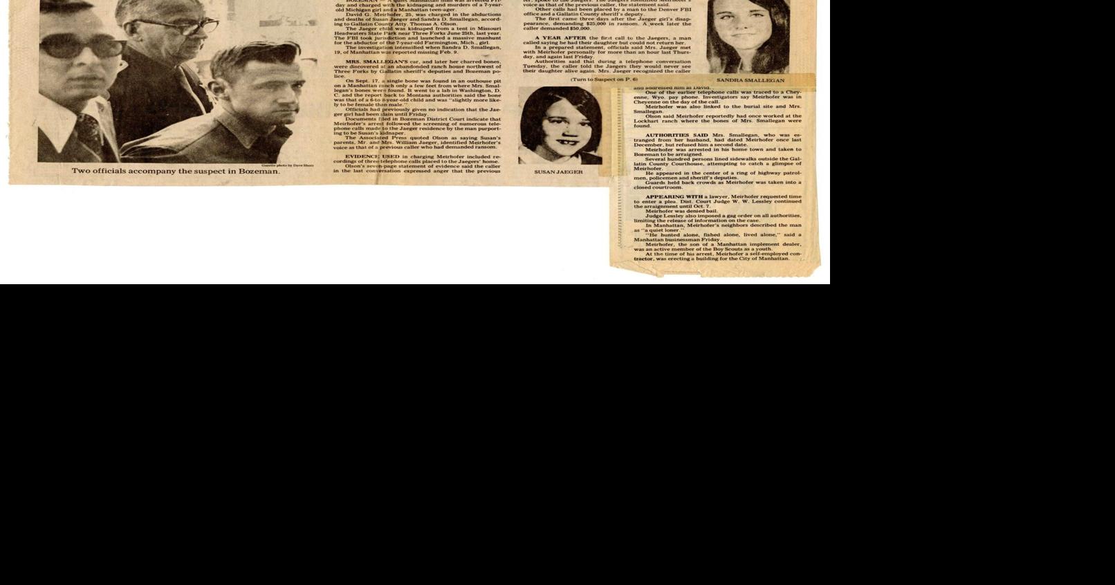 'ShadowMan': Book delves into Meirhofer case, FBI profiling | Crime ...