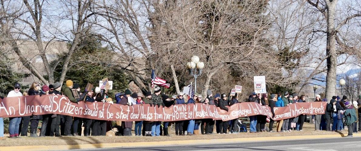 Nearly 300 protest against ICE in Livingston | State News | belgrade ...