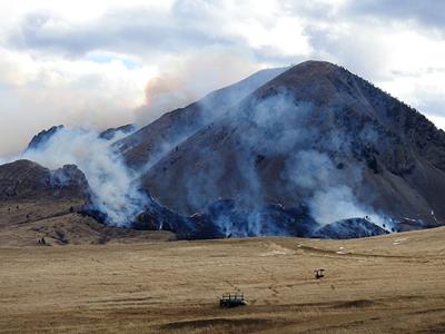 Fire burning on Bear Butte | Local News | bhpioneer.com