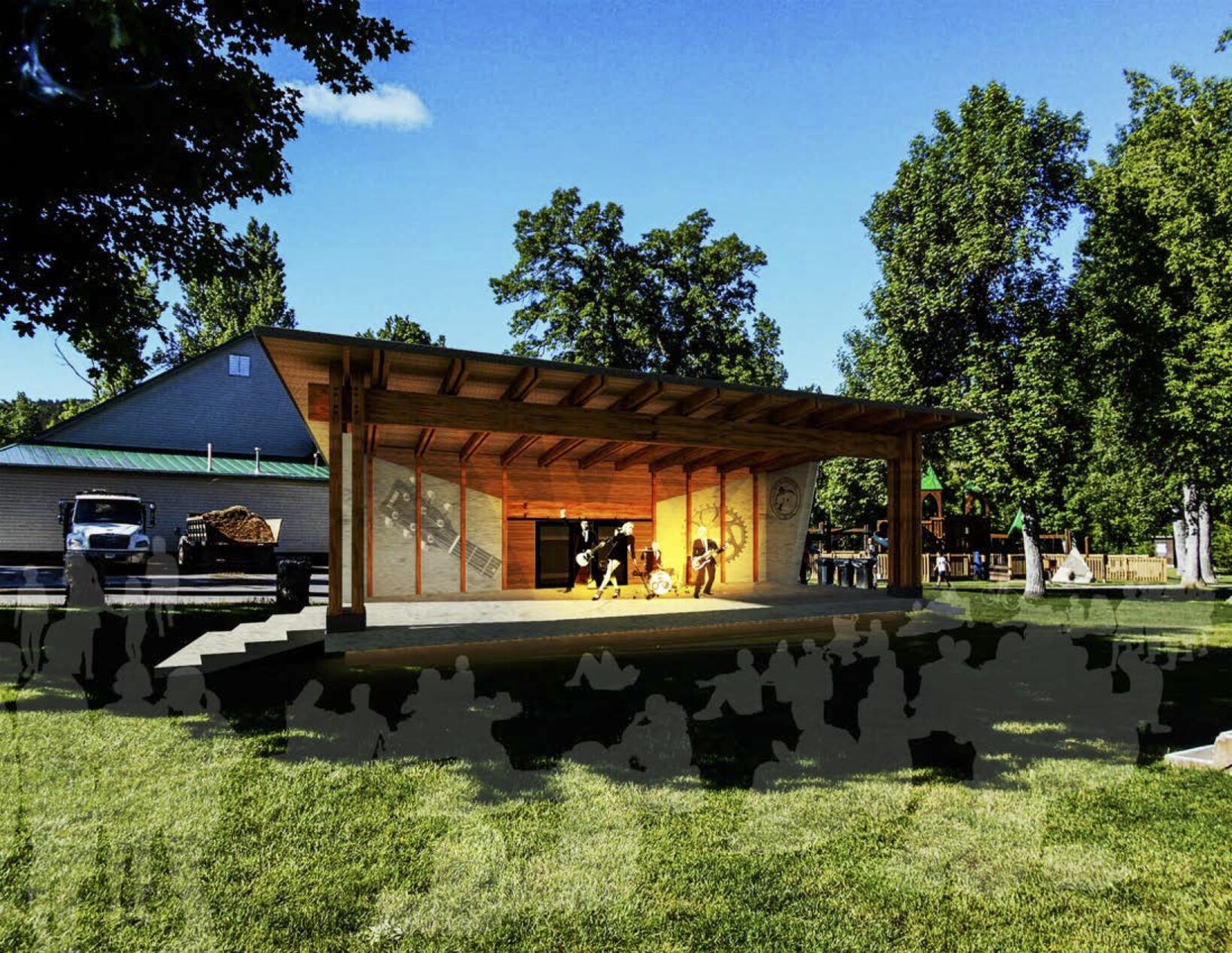 Bandshell project set to break ground | Local News | bhpioneer.com