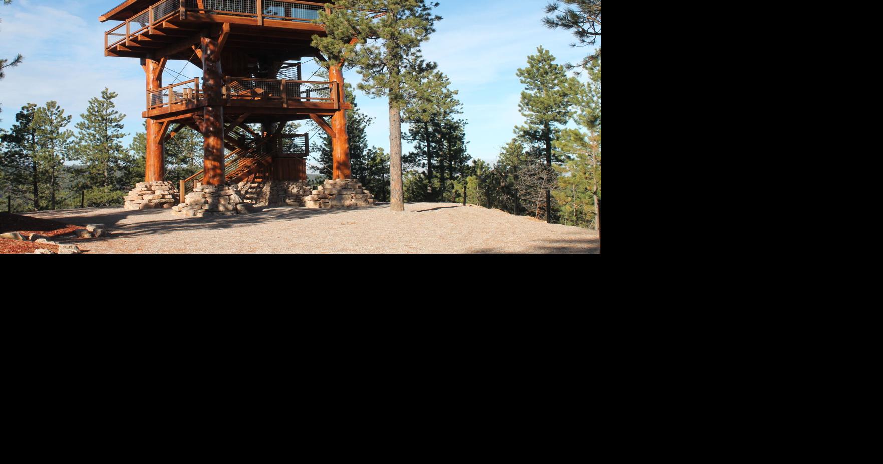 Tower of the Black Hills one of the largest fire towers in the world ...