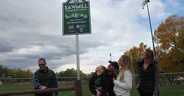 Neiman family honored with new rec path recognition | Local News ...