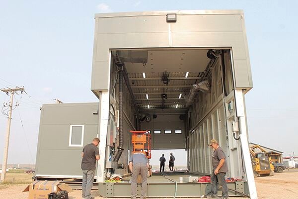 Prototype portable emergency building debuts in Sturgis | Local News ...