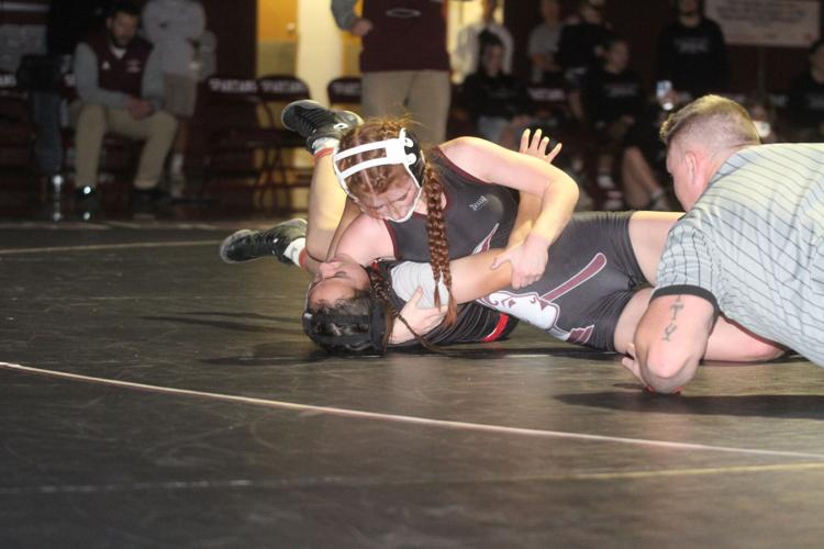 Spearfish girls split wrestling triangular | Local Sports | bhpioneer.com