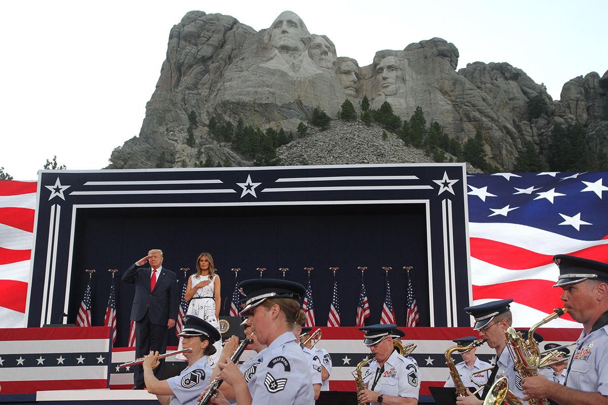 President Trump delivers message at Mt. Rushmore | Local News ...