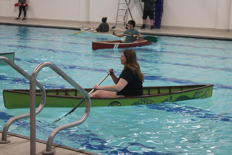 BHSU students navigate new waters, testing handcrafted canoes in first ...