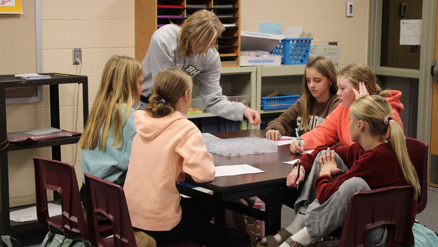 BHSU students visit sixth grade earth science classes at Spearfish ...