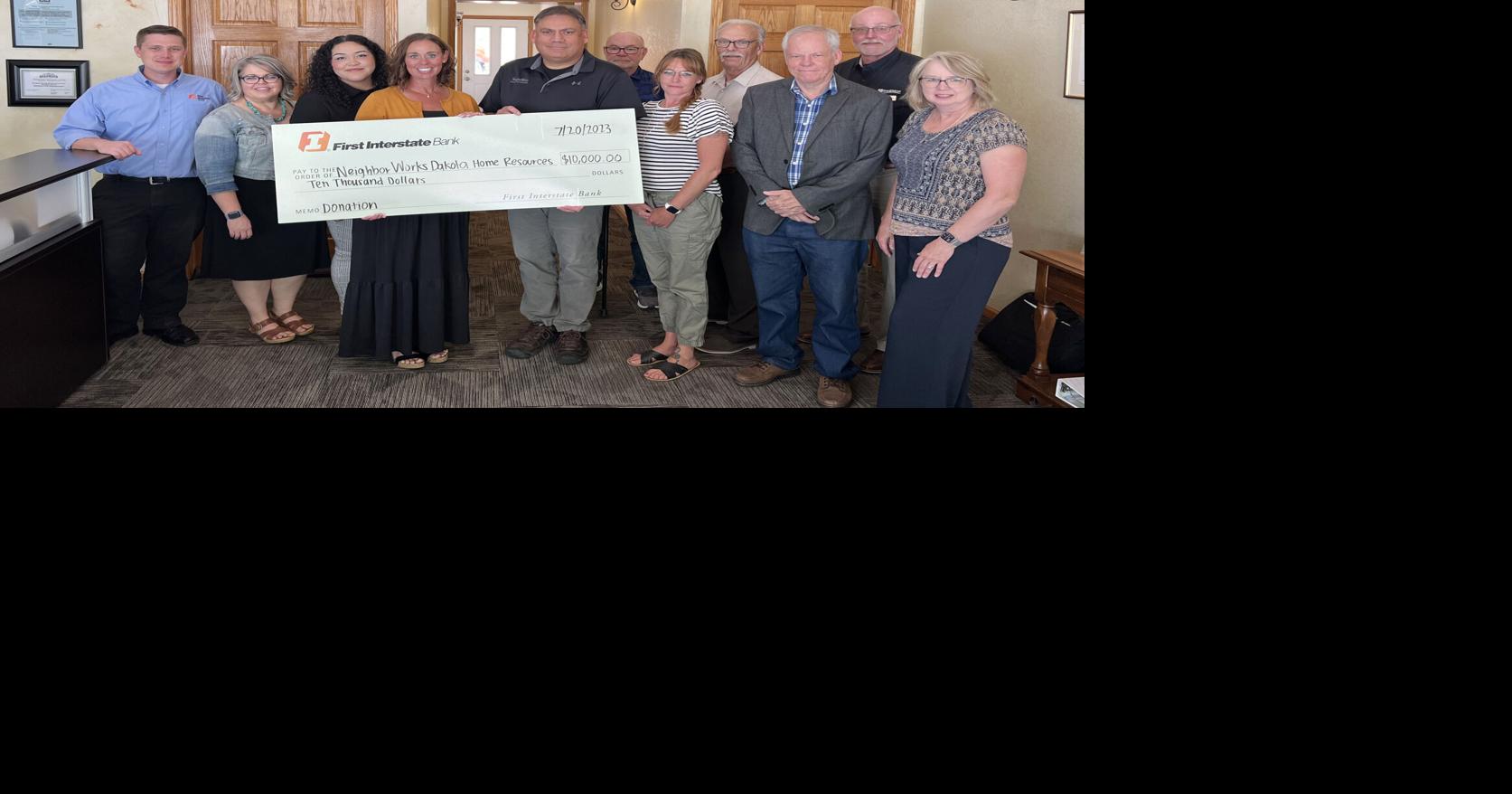 First Interstate Bank donates $10K to NeighborWorks | Local News ...