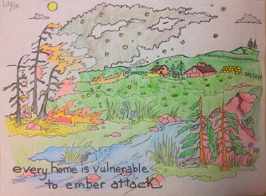 Wildfire Awareness Month Coloring Contest winners announced | Community ...