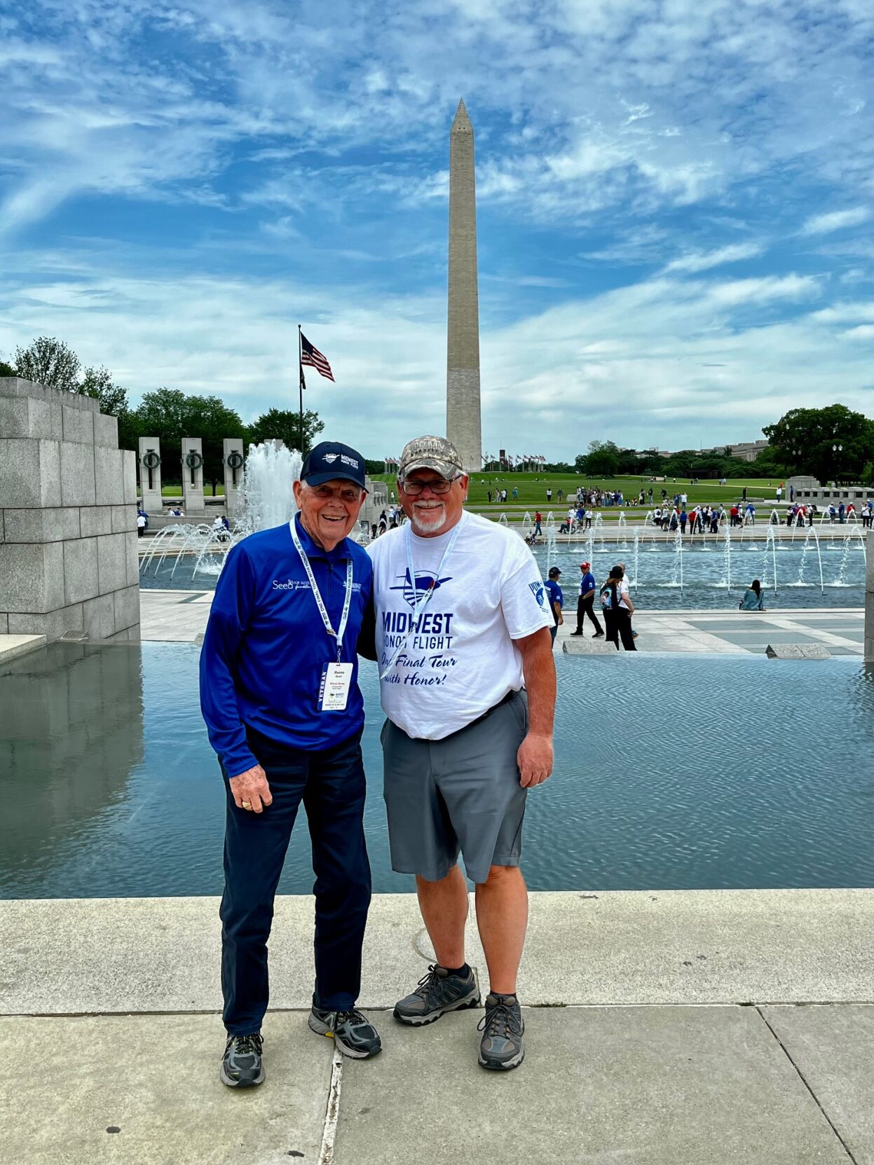 Quail celebrates honor flight recognizing his 28 years of military ...