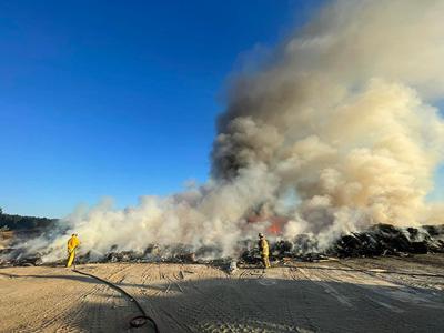 Fire crews extinguish fire at Sturgis rubble site | Local News ...