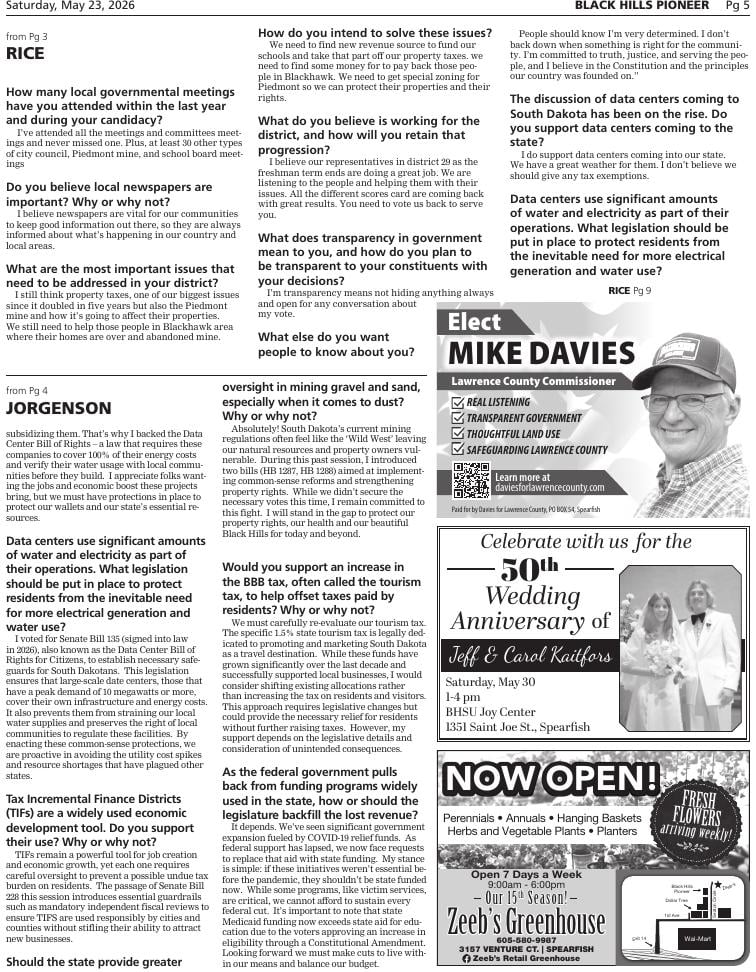 Page 05 | E-Edition | bhpioneer.com