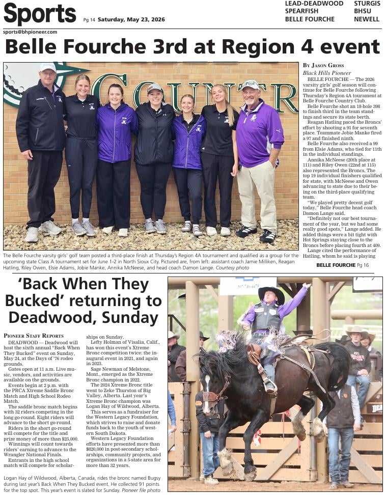 Page 14 | E-Edition | bhpioneer.com
