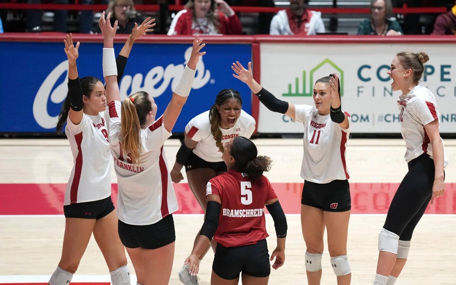 Wisconsin volleyball photos No. 9 on BadgerExtra countdown