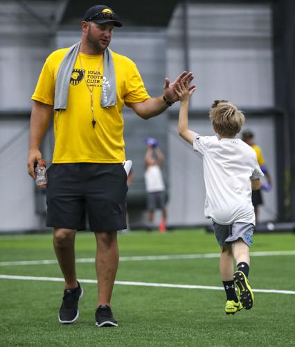 Hawkeyes past and future connect at Legends camp