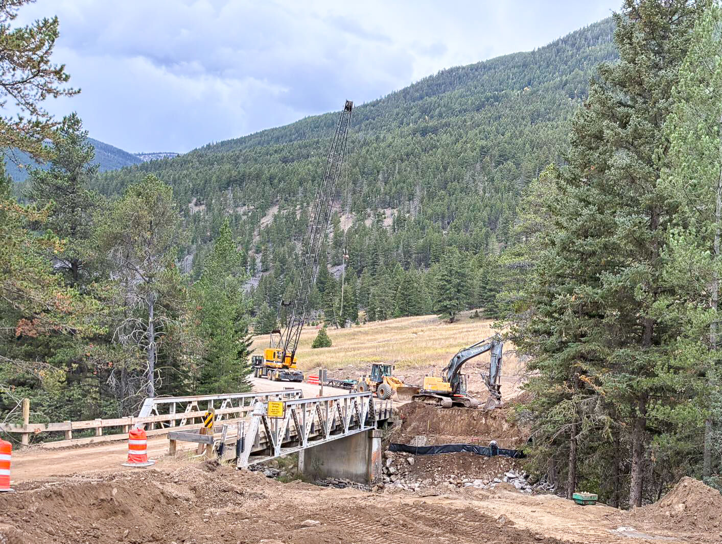 Work begins replacing Fleming Bridge | News | bigtimberpioneer.net