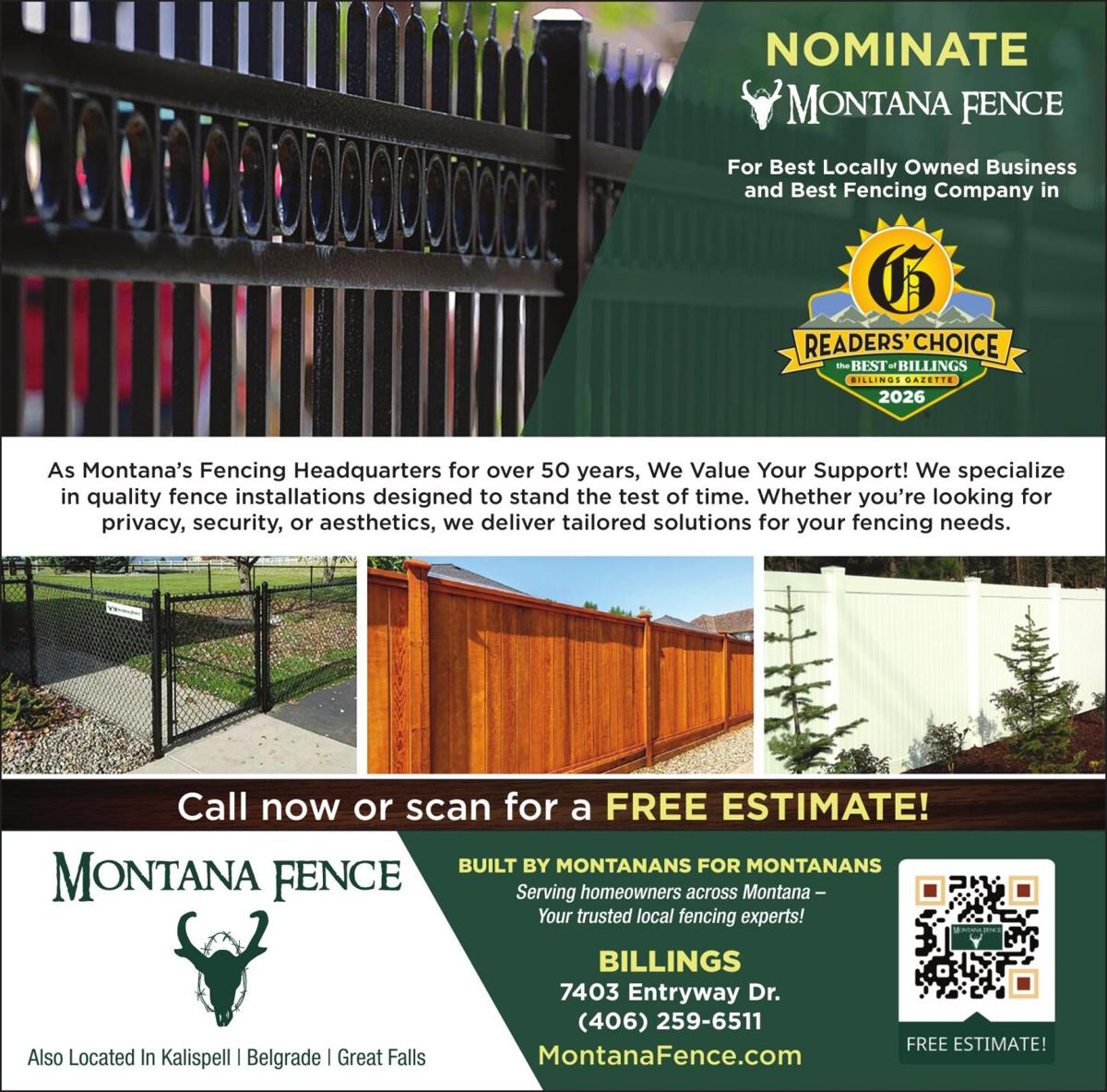 Amplified Full Circle - Montana Fence - Ad from 2026-06-07