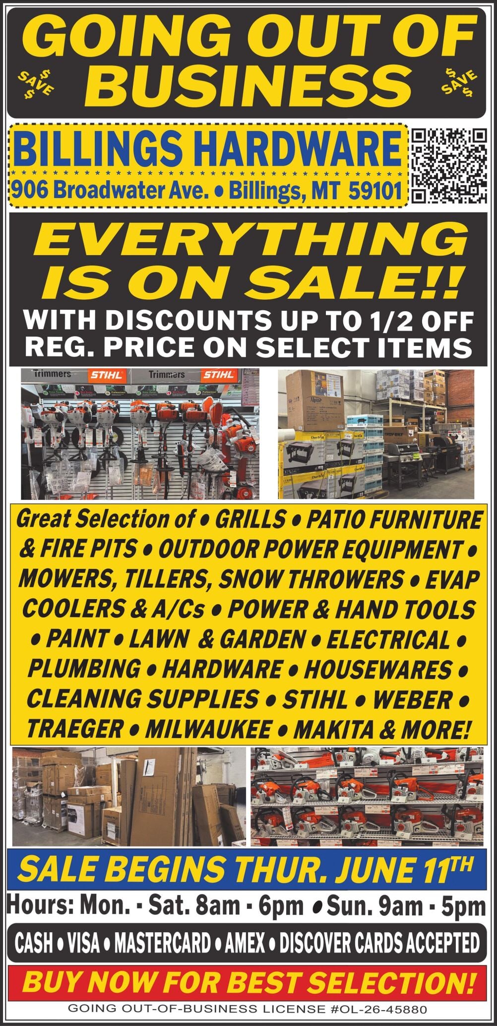 Billings Hardware - Ad from 2026-06-10