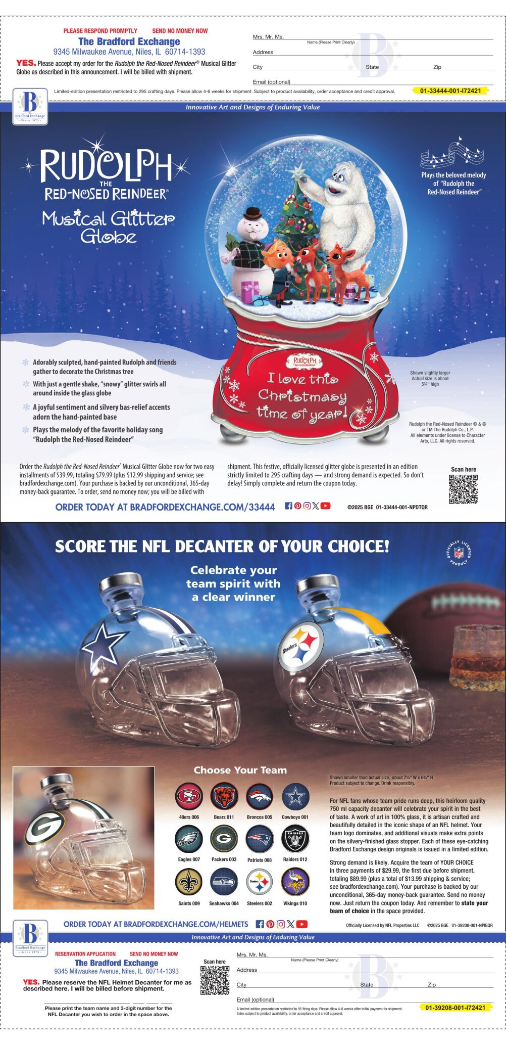 BRADFORD EXCHANGE - MIDWEST LISTS AND MEDIA - Ad from 2025-11-12