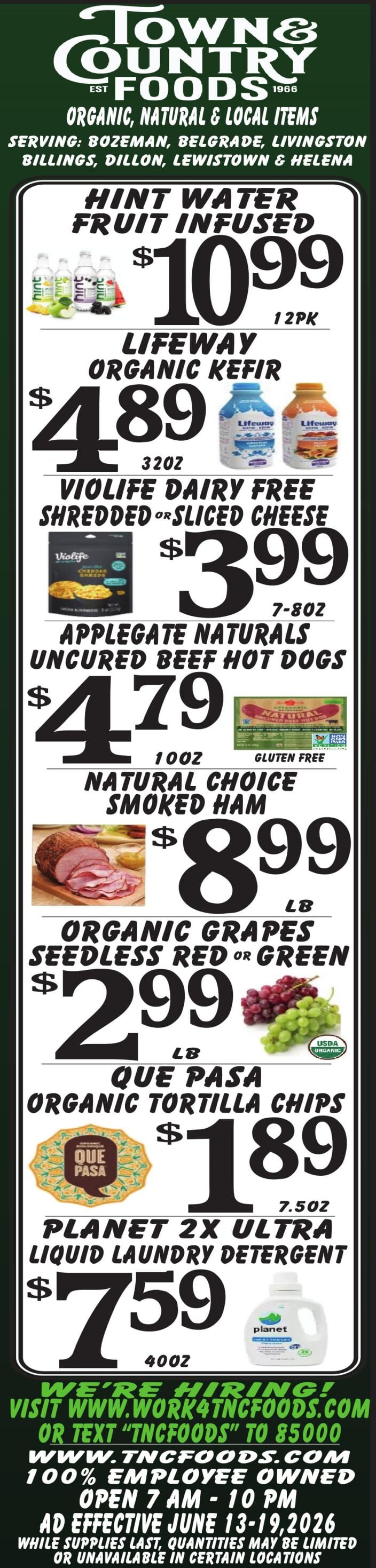 Town & Country Foods Billings - Ad from 2026-06-13