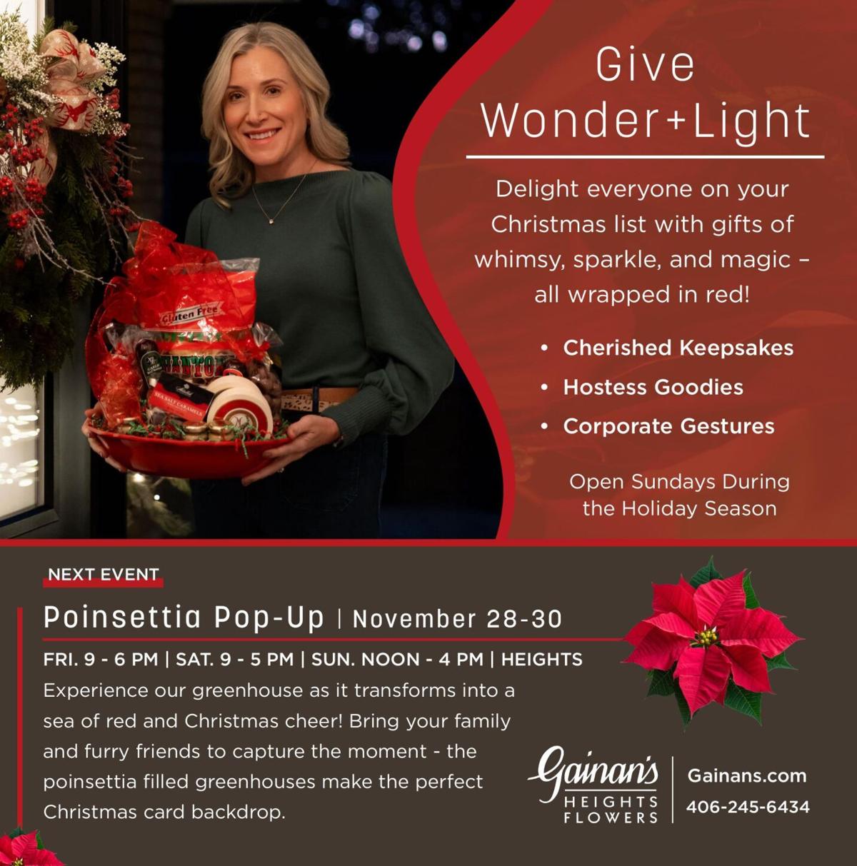 GAINANS FLOWERS - Ad from 2025-11-28