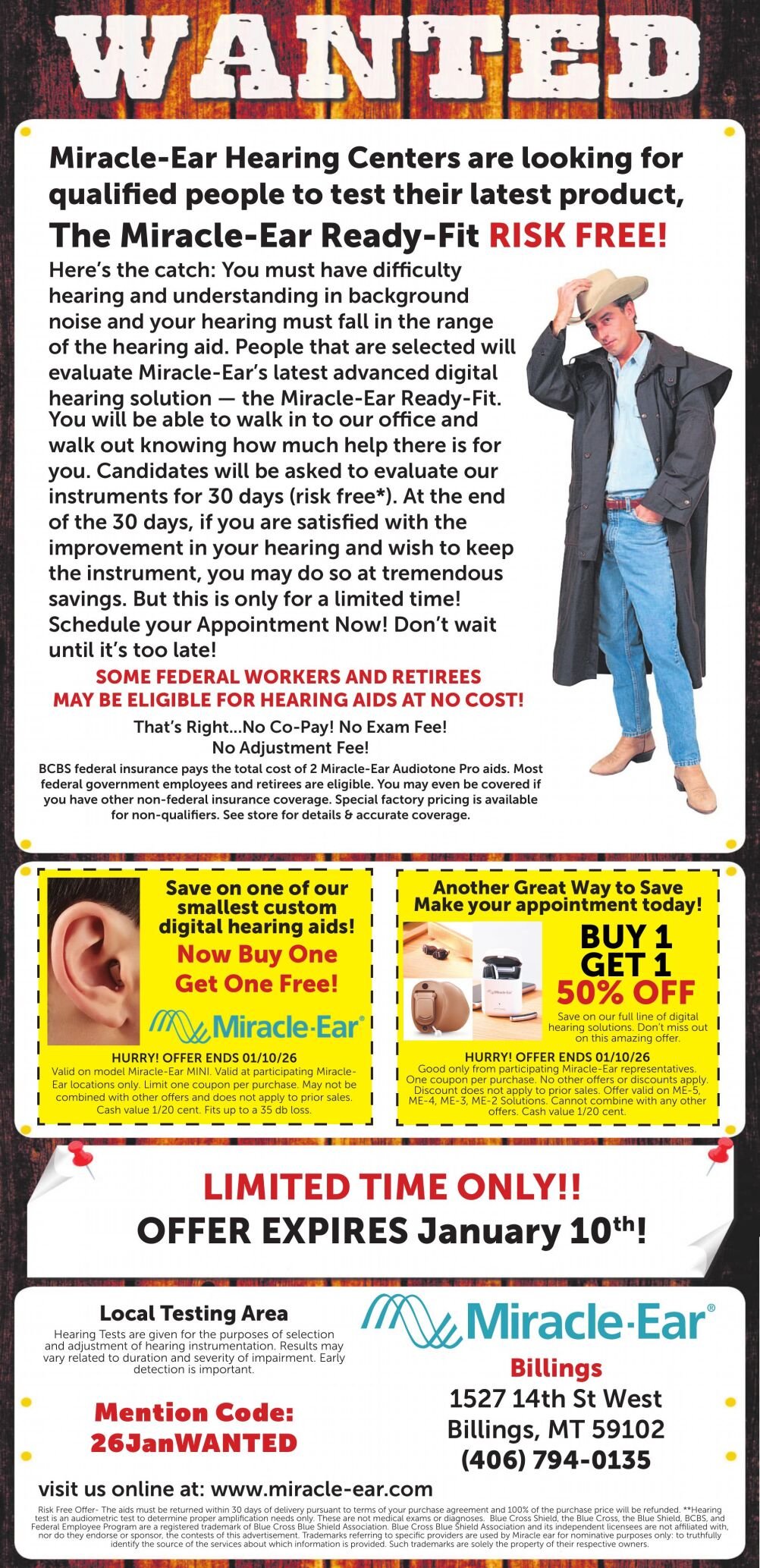 MIRACLE-EAR - Billings - Ad from 2026-01-10