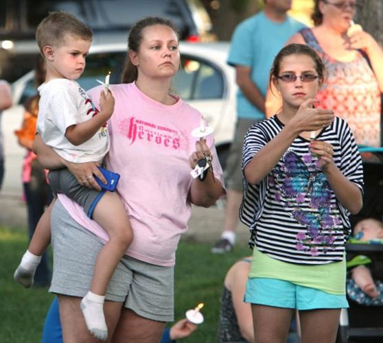 Memorial service held for slain toddler