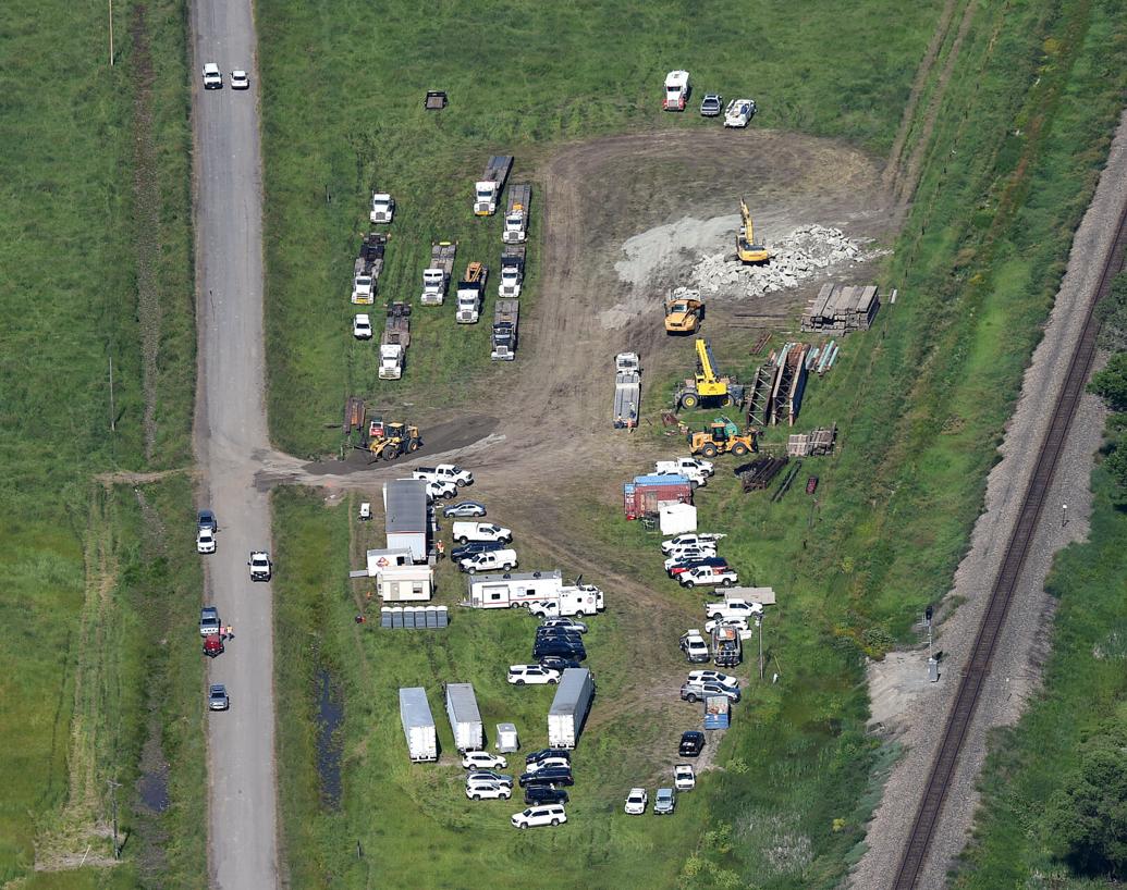 Rail cars removed from Yellowstone River bridge collapse