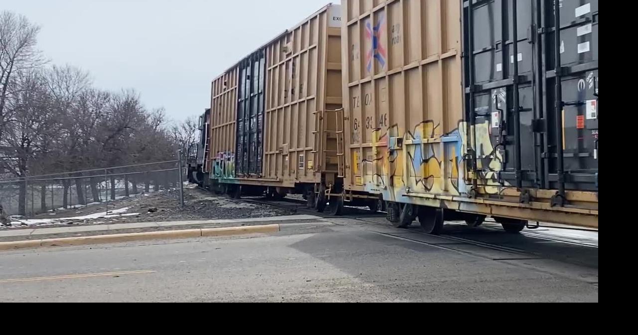 Montana Rail Link train derailment at Gabel Road railroad crossing ...