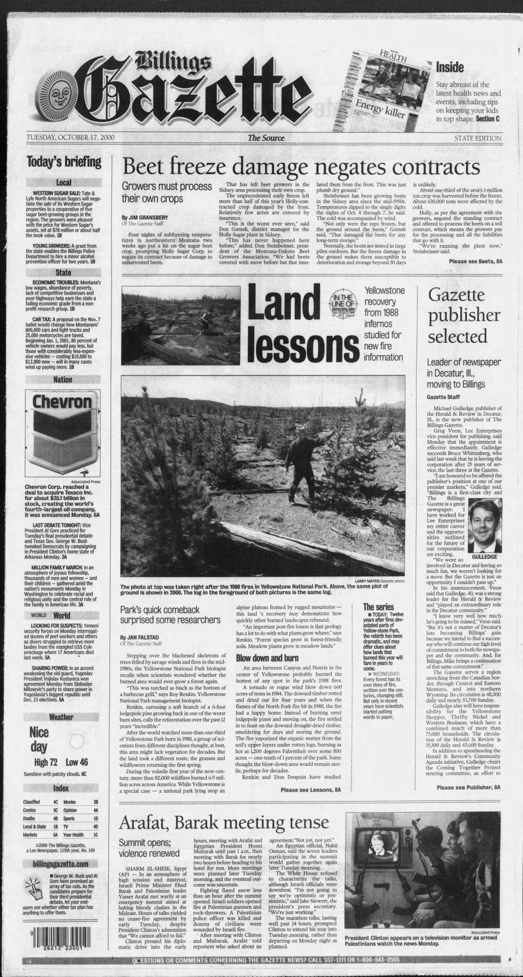 Billings Gazette publisher Mike Gulledge resigns, general manager Dave ...