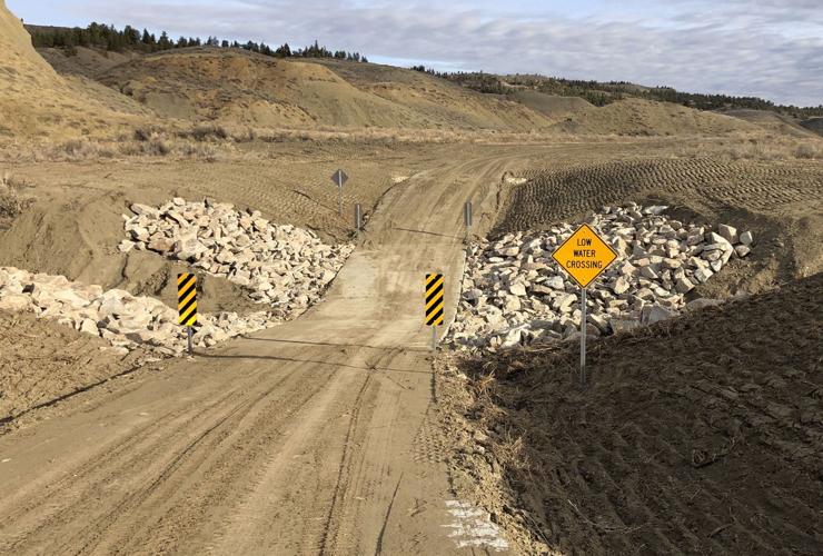 BLM repairs Middle Two Calf Road in Missouri Breaks