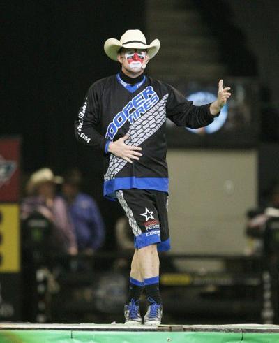 Flint Rasmussen still clowning around with PBR audiences