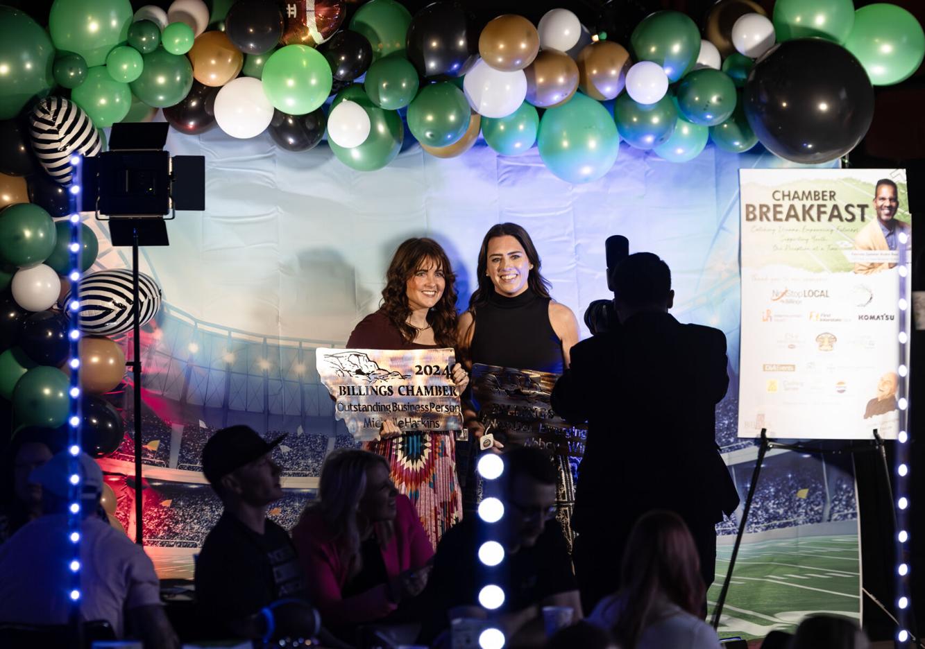 Andre Reed Buffalo Bills receiver speaks to Billings chamber