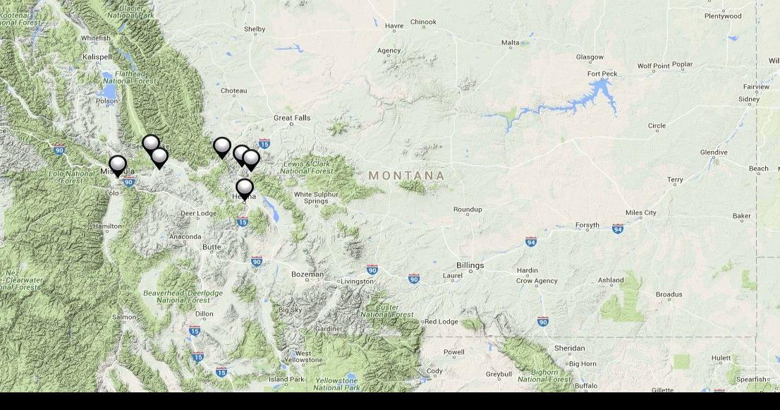 Interactive map highlights diverse settings for Montana books