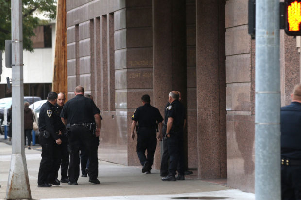Report of gun threat draws officers to courthouse