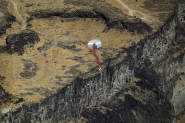 Evel Knievel's Snake River Canyon jump