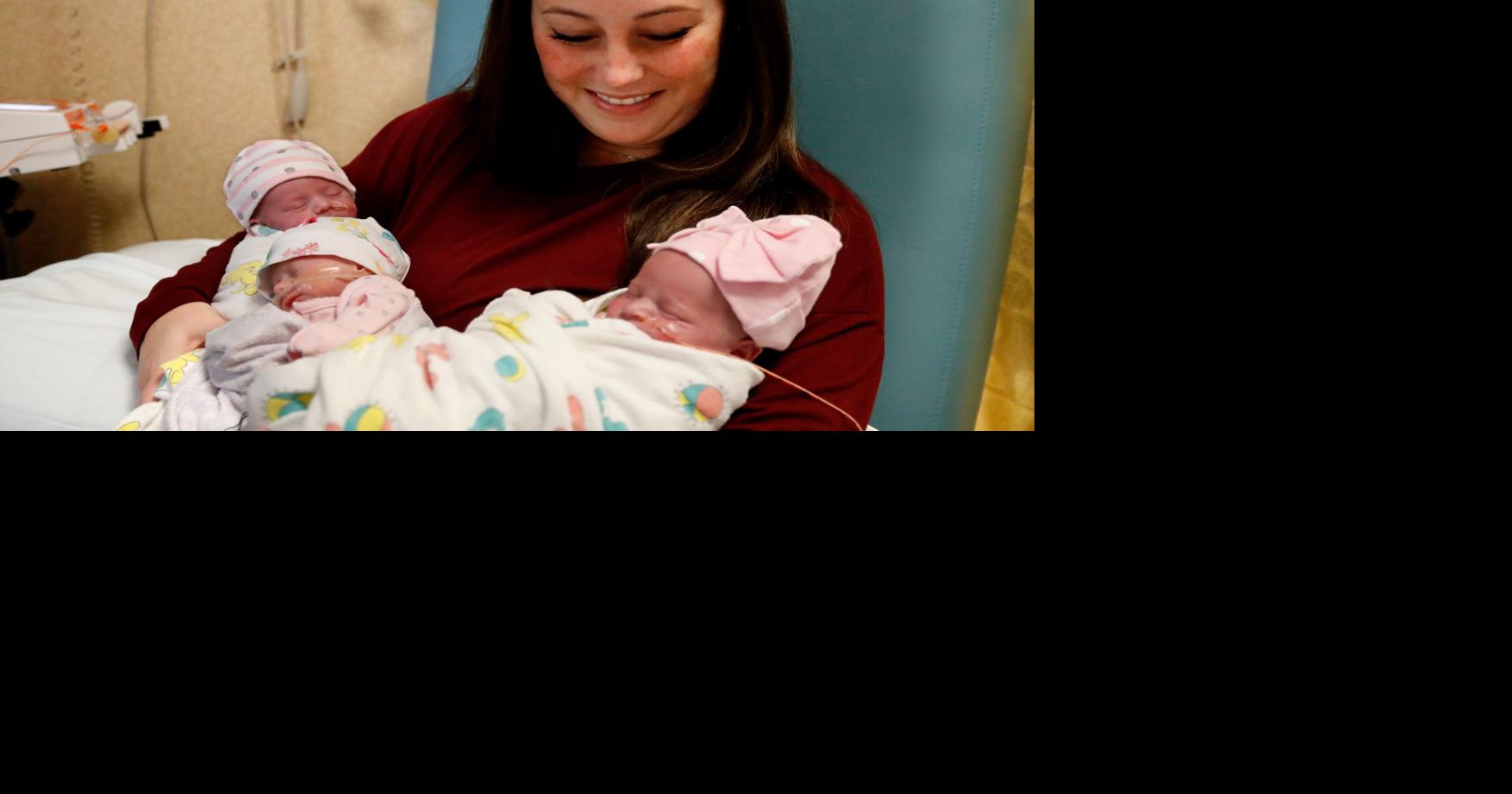 Photos Fraternal triplets born at St. Vincent Healthcare