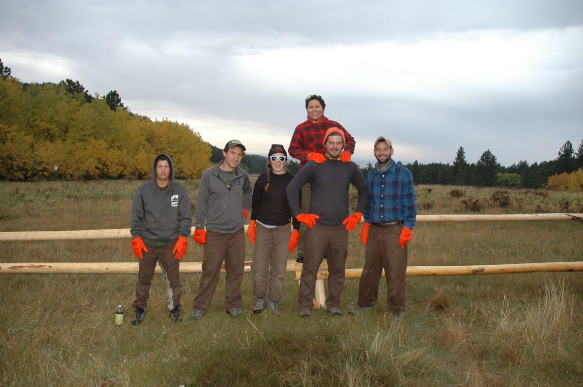 Montana Conservation Corps crew helps with Hi-Line fencing work ...