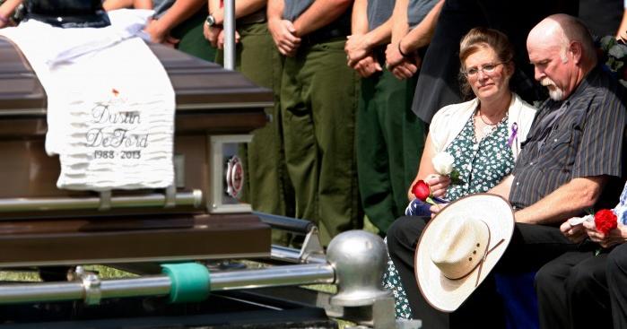 Firefighter Dustin DeFord, killed in Arizona wildfire, laid to rest in ...