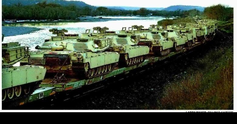 TANKS ON THE MOVE