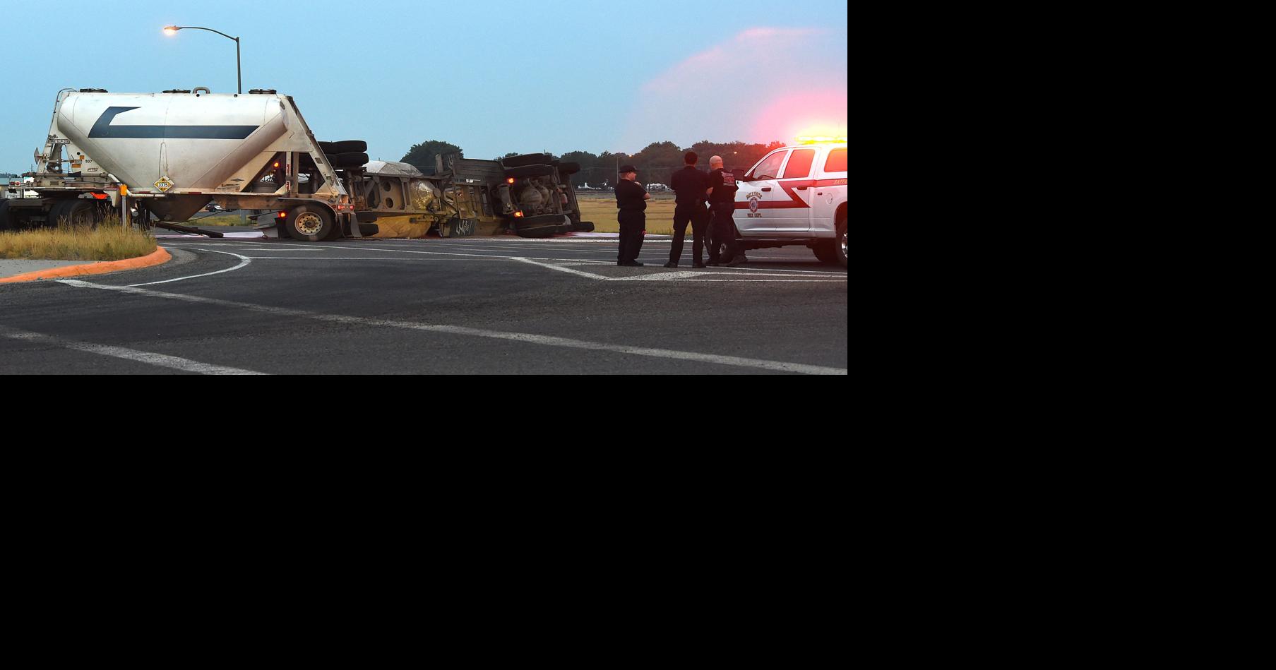 Chemical spill closes South Frontage Road