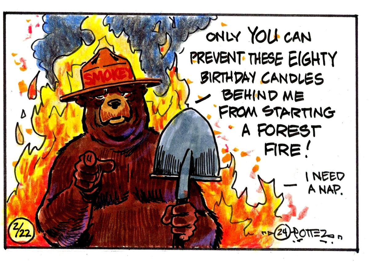 how to draw smokey bear
